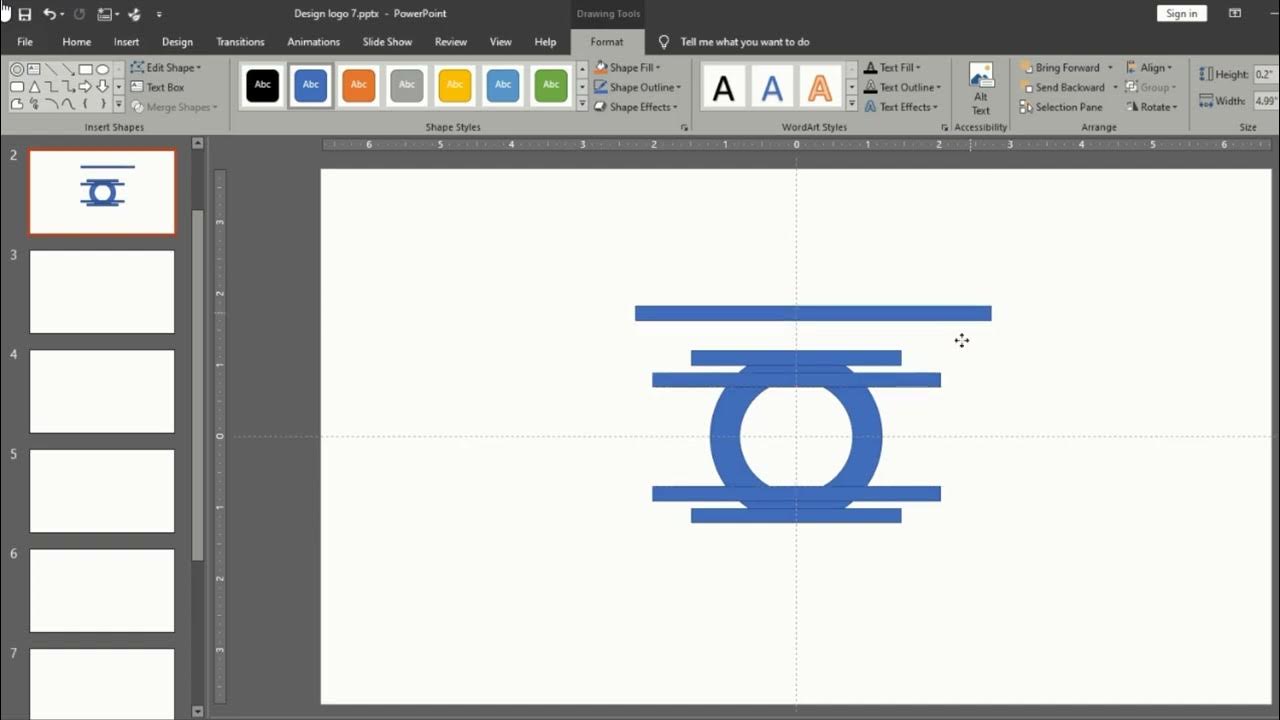 Design logo In PowerPoint Tutorial 2022 | Microsoft PowerPoint Design ...
