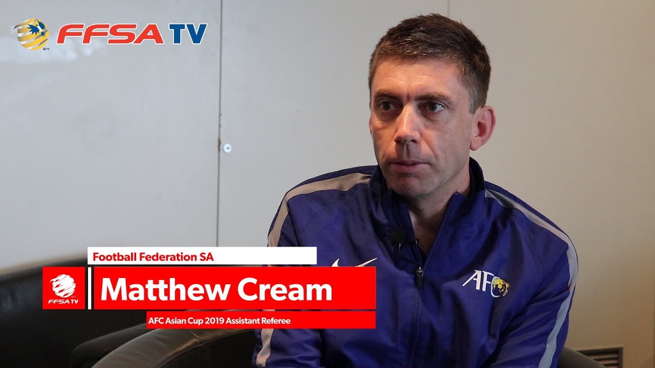 AFC Asian Cup Assistant Referee - Matthew Cream - YouTube