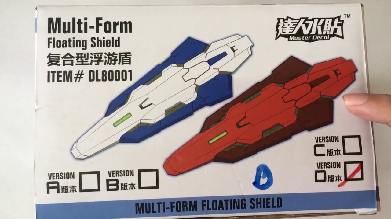 Review Floating Shield Set D for Astraea Type F - YouTube