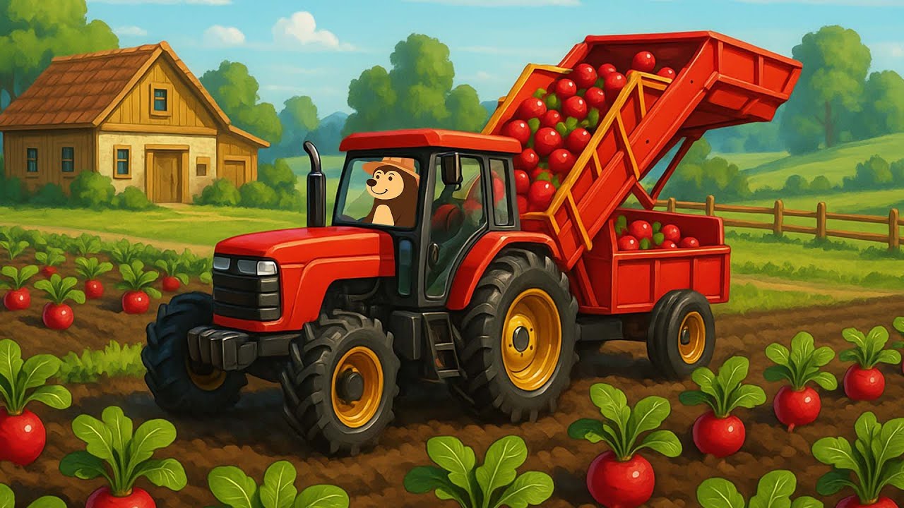 Tilling and Clearing Rocks to Plant Red Radishes 🚜🌱 - Tractor ...