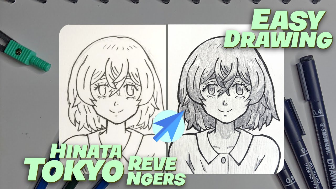 Hinata - Tokyo Revengers || Easy Drawing - YouTube