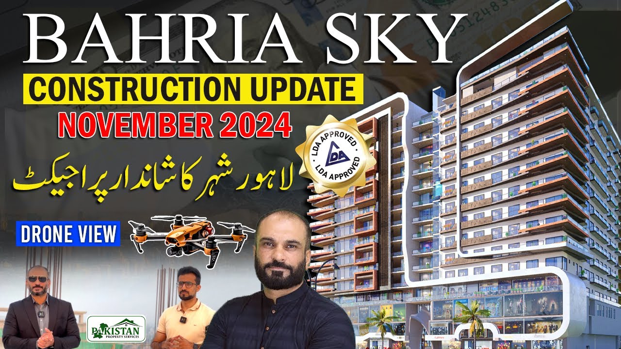 Bahria Orchard Lahore | Bahria Sky By OZ Developers | Live Construction ...