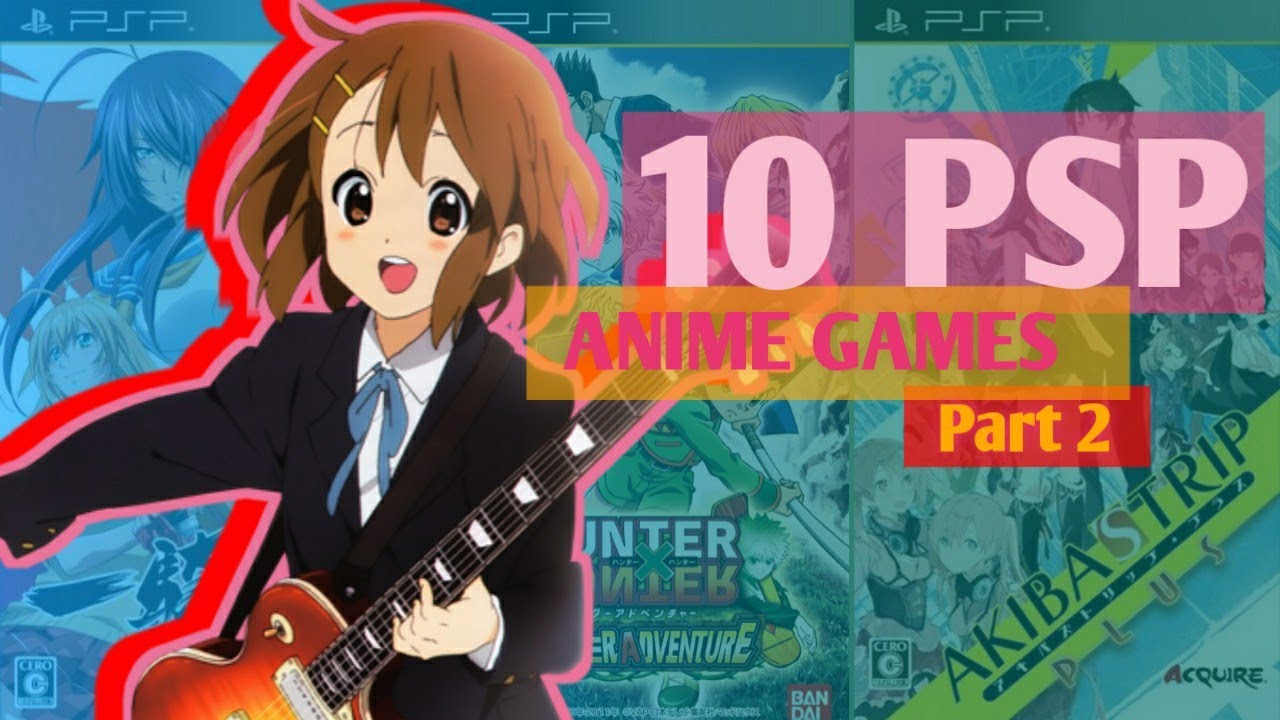 10 PSP Anime Games || Part 2 - YouTube
