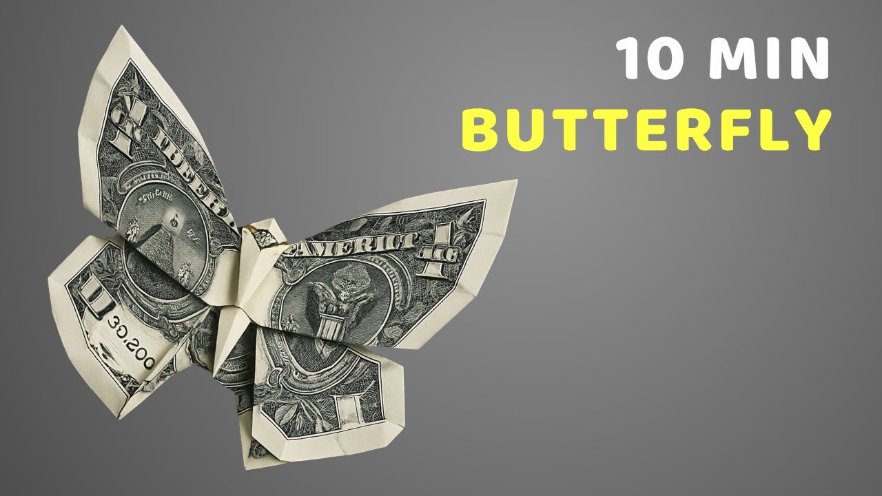 10 Pound Note Origami Butterfly