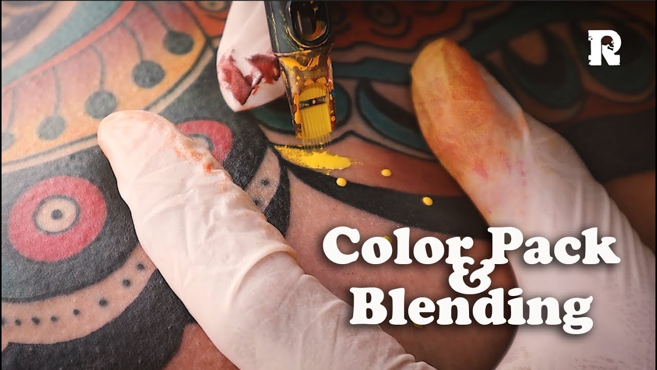 Tattoo Real-Time Video Color Packin Ang Blending Trad Tattoo on chest ...