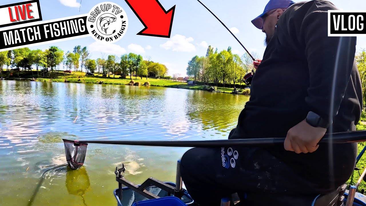 LIVE MATCH FISHING AT HAYFIELD LAKES - PRACTICE MATCH FOR GARBOLINO ...