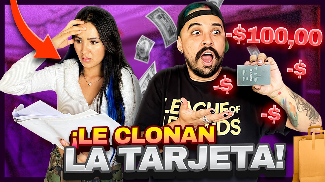 Le clonan la tarjeta de crédito a mi esposa... BROMA PASADITA DE LANZA ...