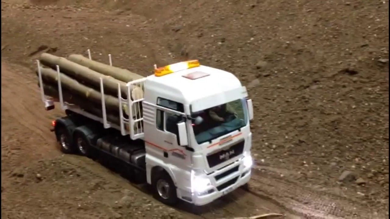 RC Trucks in Action ScaleART Mercedes MAN - YouTube