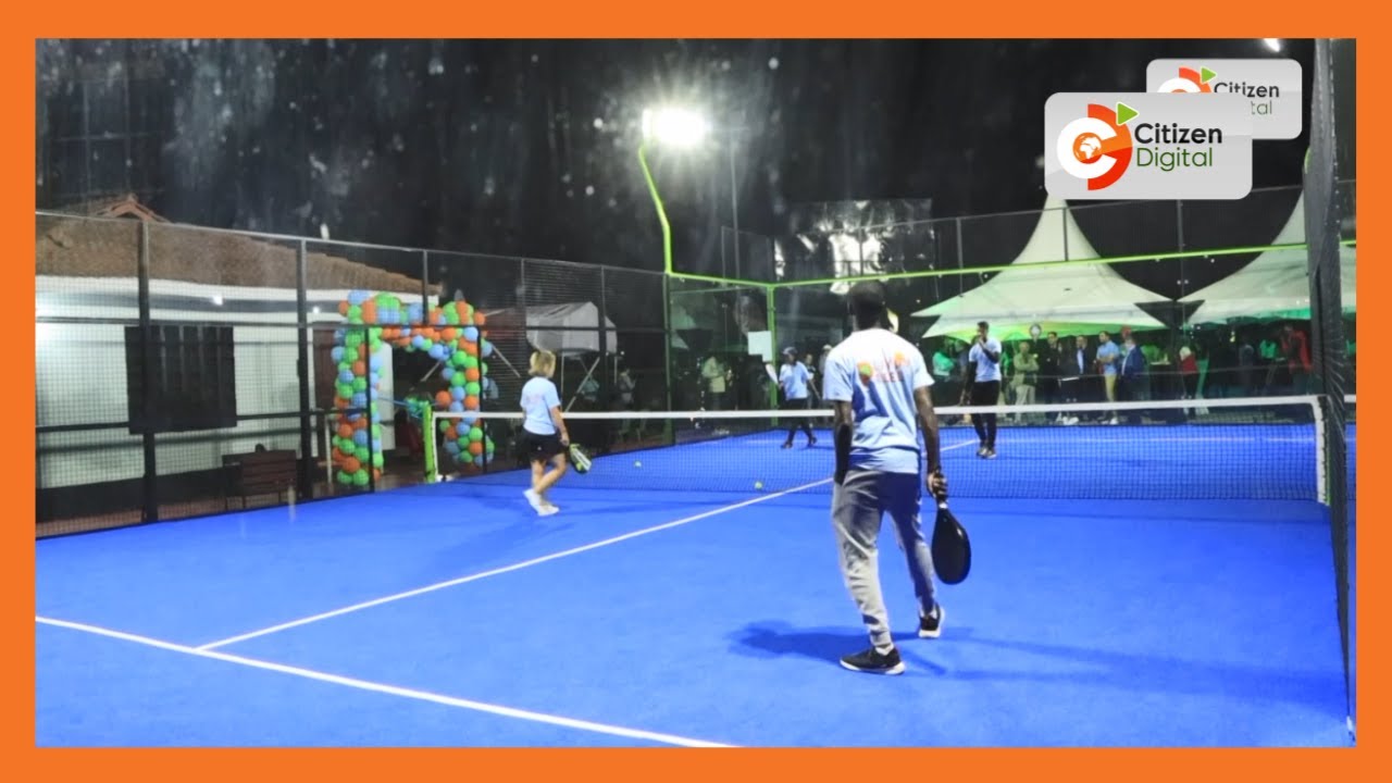 First ever Padel Tennis Court launched in Kenya - YouTube