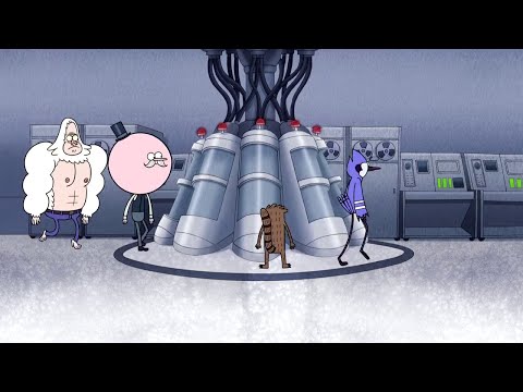 Regular Show - The Park Gang Find The Party People Inside Party Starters