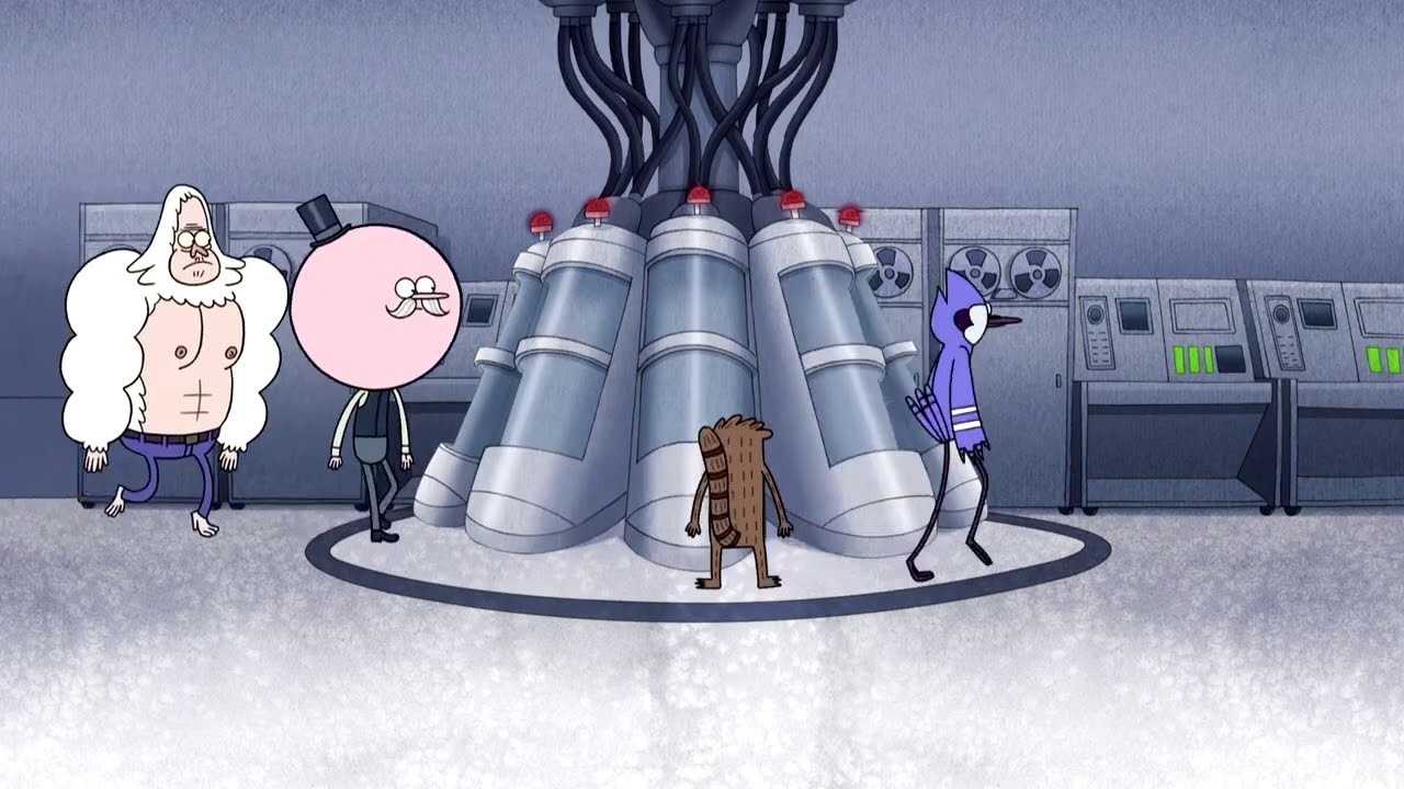 Regular Show - The Park Gang Find The Party People Inside Party ...