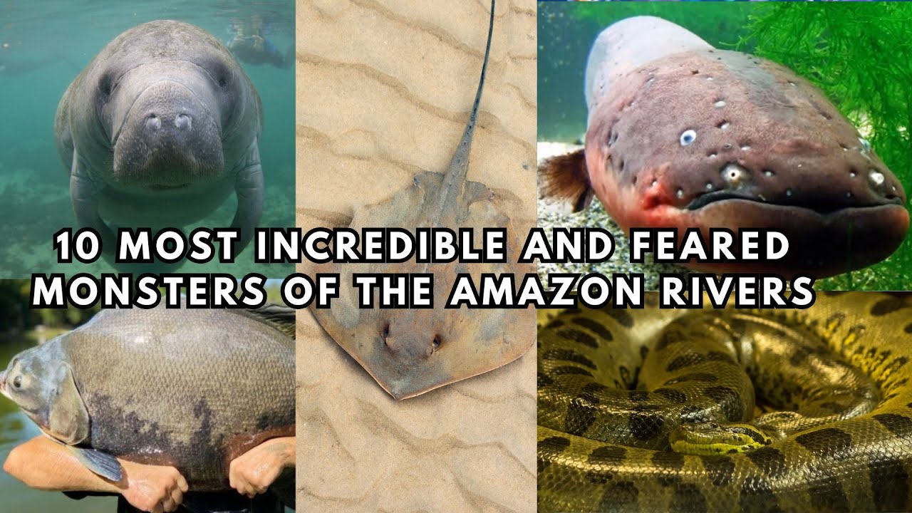 10 Most Incredible and Feared Monsters of the Amazon Rivers! - YouTube