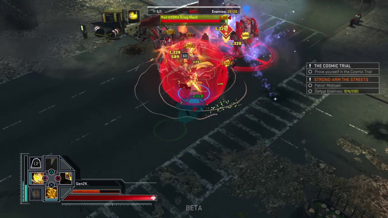 PS4 Marvel Heroes Omega - Angela Cosmic Trial [non-lv.60 Purple Gear ...