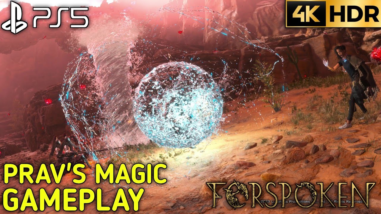 PS5 FORSPOKEN Prav's Magic Gameplay Walkthrough 4K 60FPS HDR | PS5 ...
