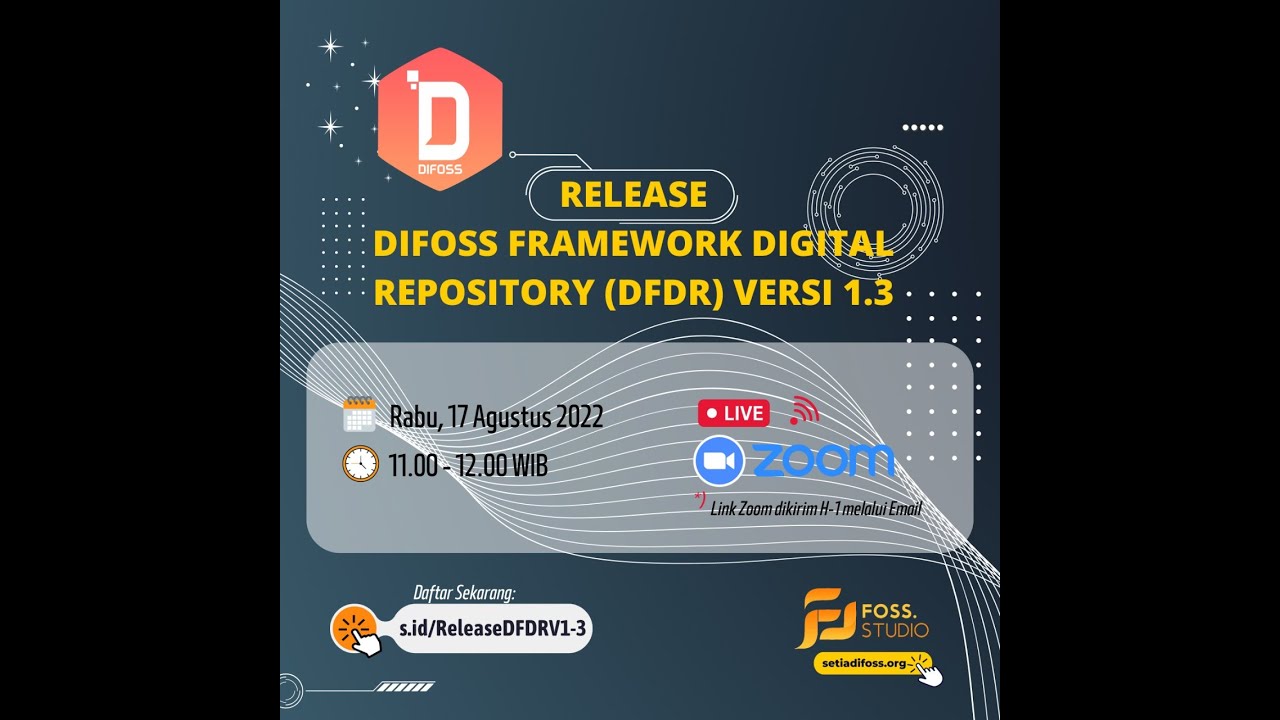 Release DFDR (Difoss Framework Digital Repository) Versi 1.3 - YouTube