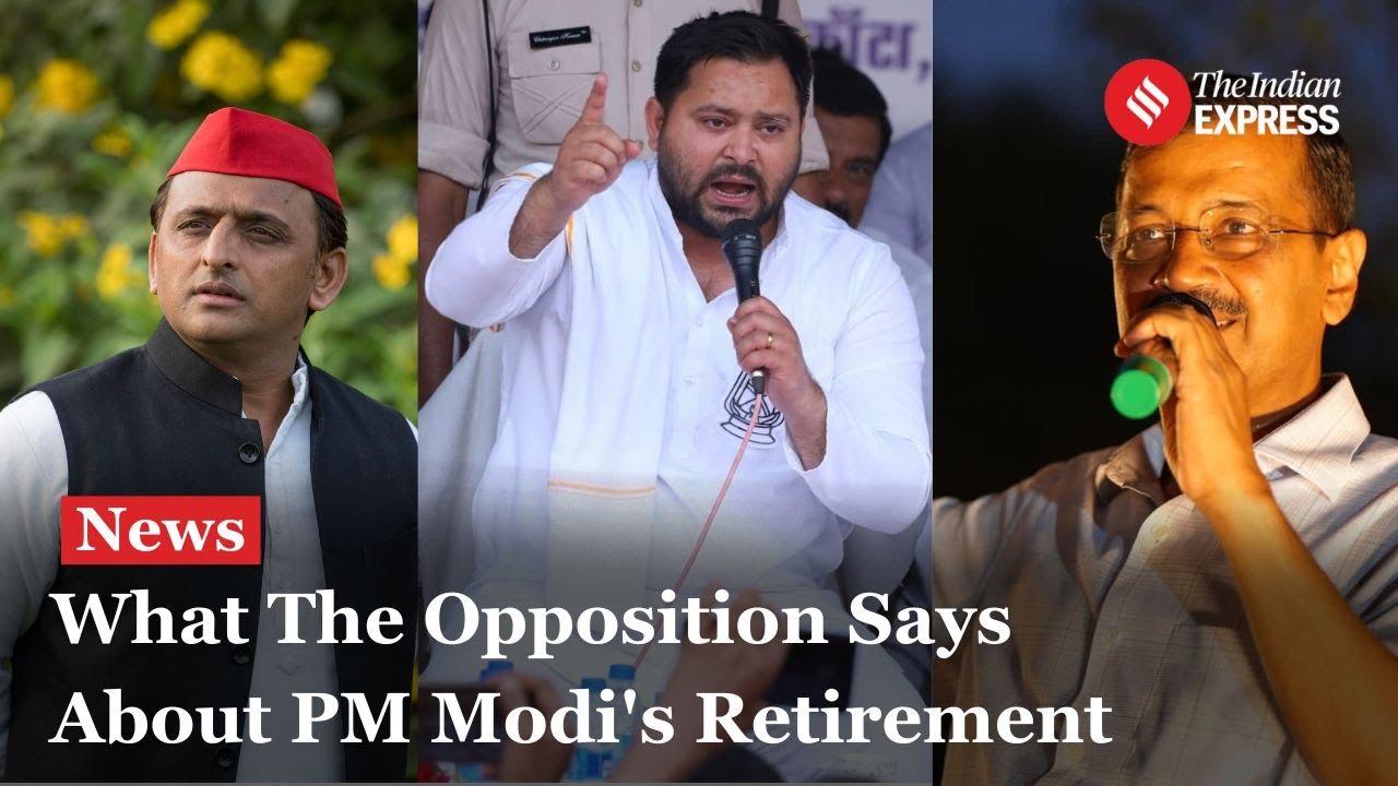 PM Modi Retirement: Arvind Kejriwal, Tejashwi Yadav, and Akhilesh Yadav ...