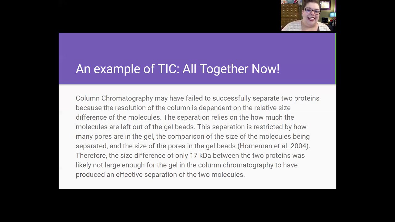 Using the TIC Method in Lab Reports - YouTube