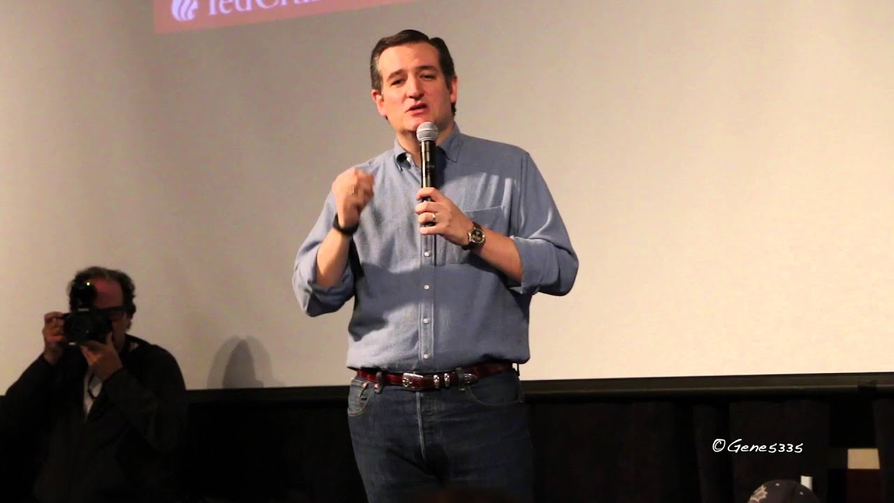 Senator Ted Cruz Speaking in Ames, Iowa - YouTube