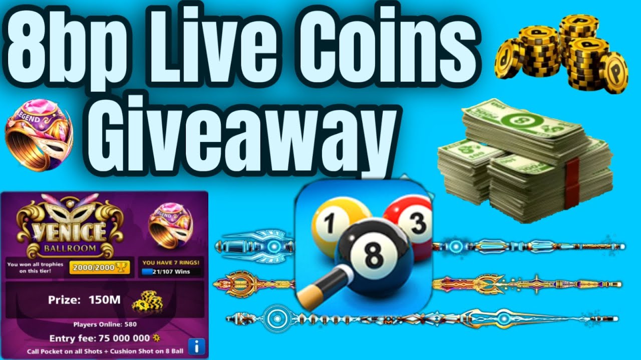 8BP LIVE! Coins Giveaway - YouTube