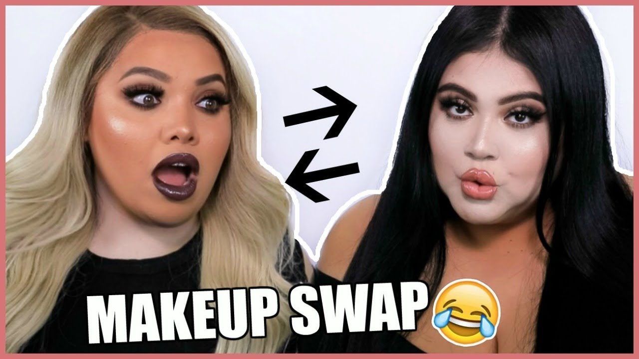 BEST FRIEND MAKEUP SWAP! - YouTube