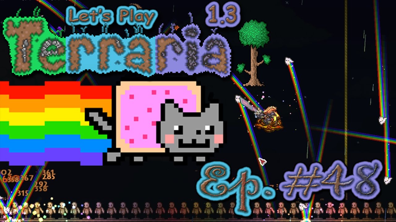 Nyan Cat Terraria Minecraft 1.4.7 Mod Nyan Cat!