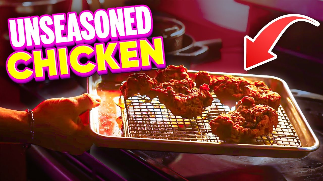 no seasoning on the chicken - YouTube