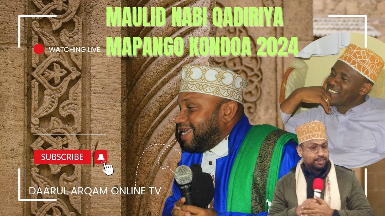 LIVE 🔴 MAULID MADRASAT QADIRIYA MAPANGO KONDOA KWA MARHOUM SHEIKH ...