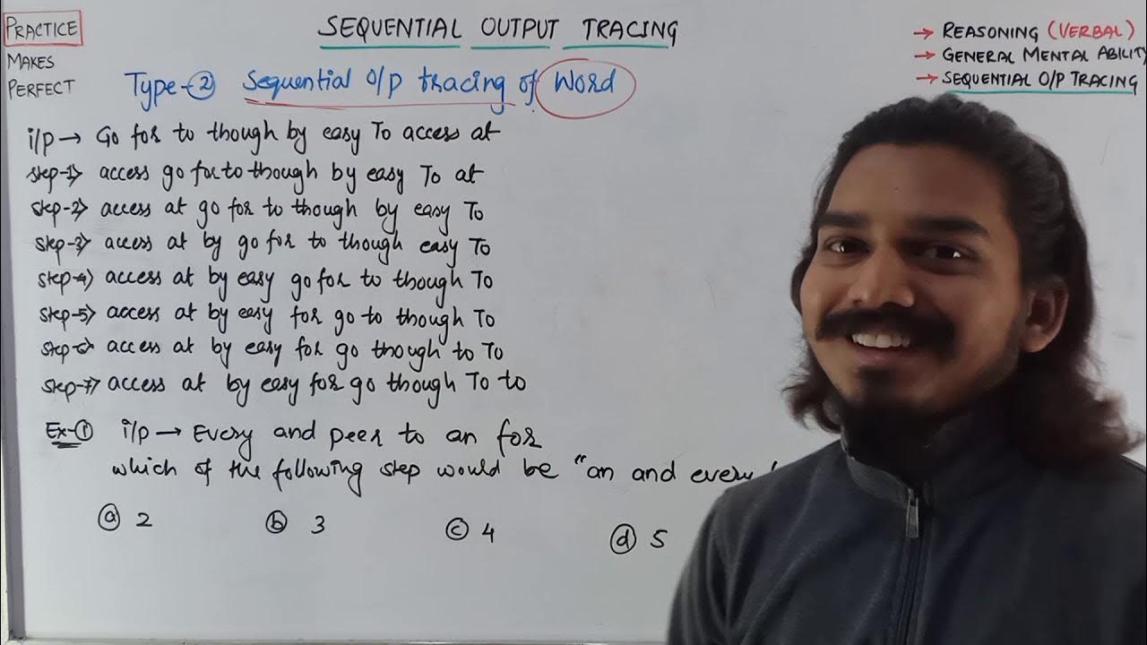 Complete Sequential Output Tracing | Jaiswar Edufit-2021 - YouTube