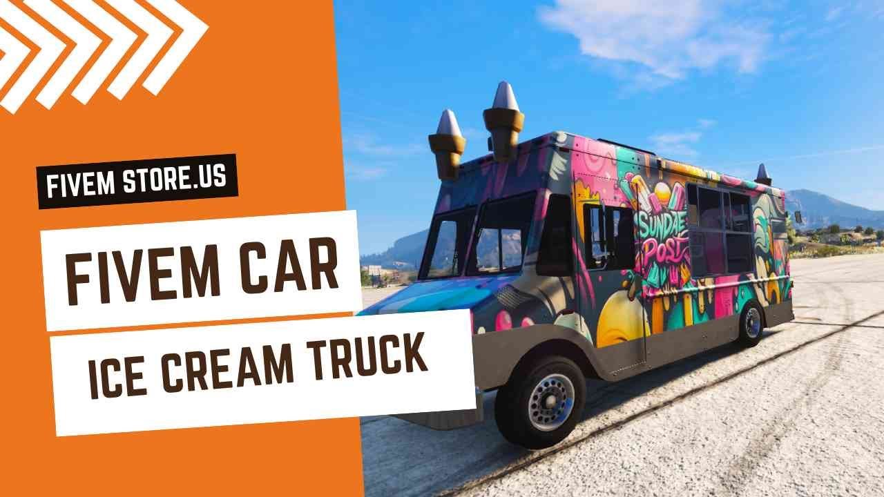 Ice Cream Truck FiveM #fivem #car #icereamtruck - YouTube