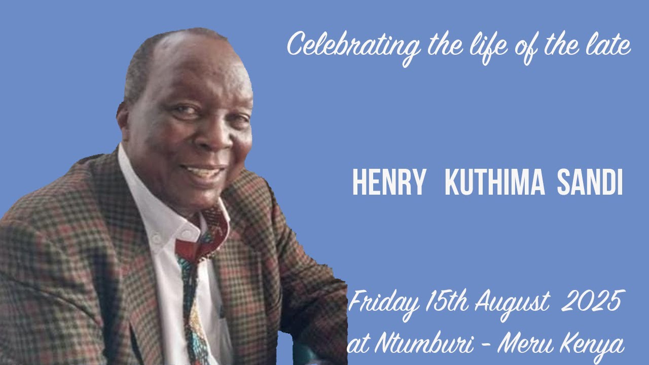 Celebrating the life of the late Henry Kuthima Sandi - YouTube