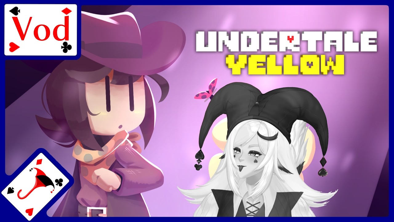 Undertale Yellow but voiced by a Jester Vtuber - YouTube