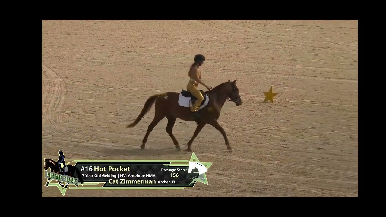Cat Zimmerman and Hot Pocket at the Mustang Classic 2025 finals ...