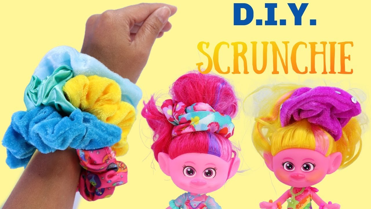 TROLLS Band Together DIY Scrunchie Maker - YouTube