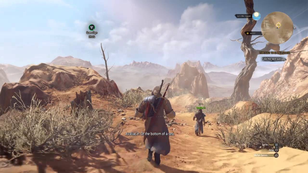 The Witcher 3: Wild Hunt Other World Desert - YouTube