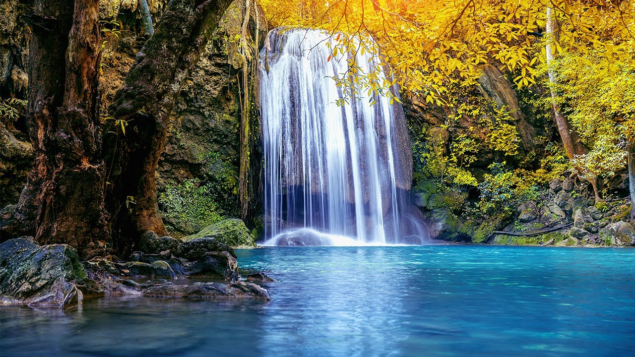 Relaxing water flowing music , Sleep music, Water sound, Relaxing Music ...