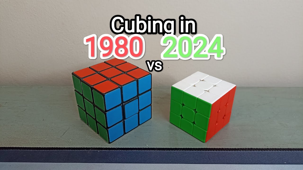 Cubing in 1980 Vs 2024 - YouTube