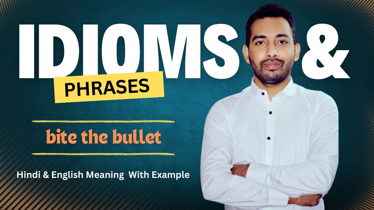 Idiom - Bite the bullet with meaning and example #vocabulary #english # ...