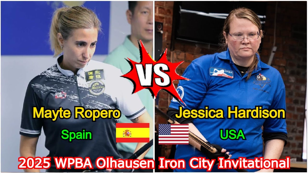 Mayte Ropero VS Jessica Hardison | 2025 WPBA Olhausen Iron City ...