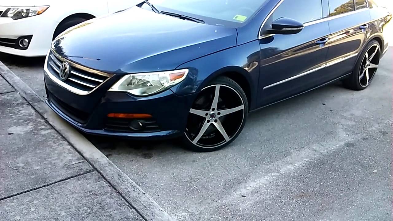 2012 vw cc on RS 20" rims - YouTube