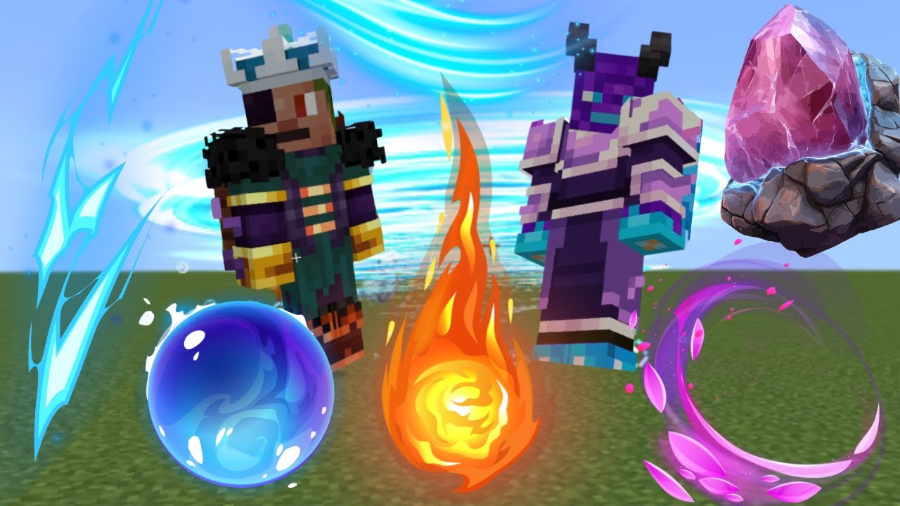 FlyingZomb Plays Element Bending - Minecraft Addon - YouTube
