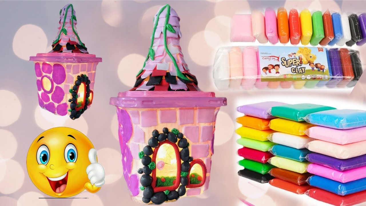 DIY BEAUTIFUL CLAY HOUSE 🏠| @Sgcreation444 #diy #handmade - YouTube