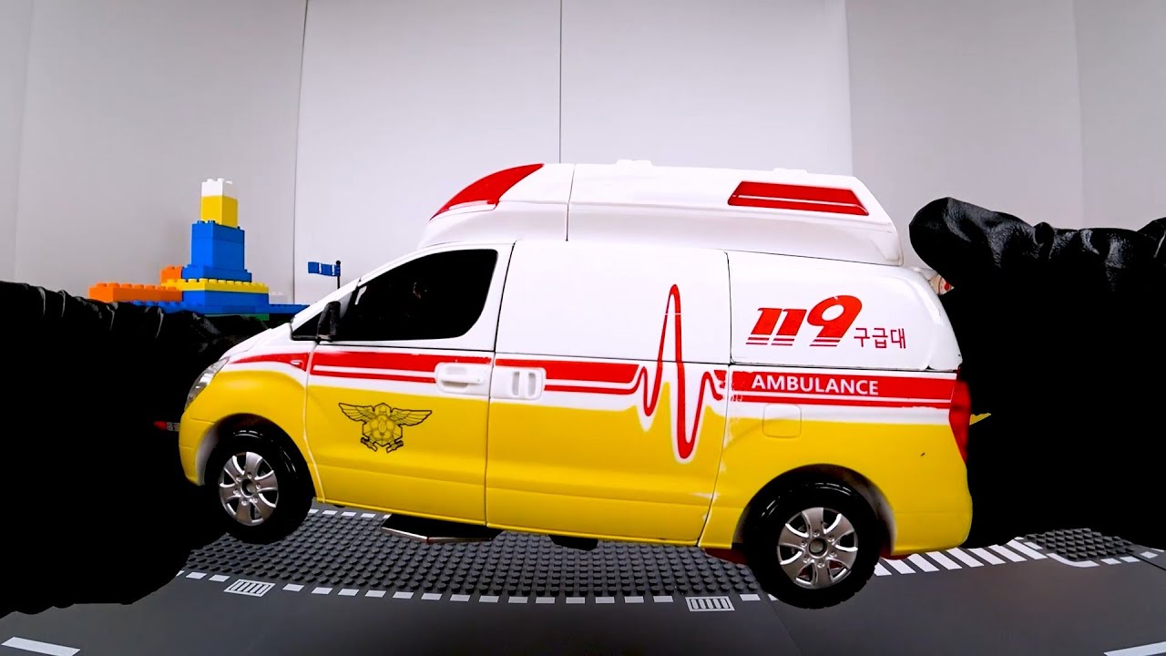 헬로카봇 119구급차 댄디 변신영상!!! Hello Carbot 119 ambulance dandy transformation ...