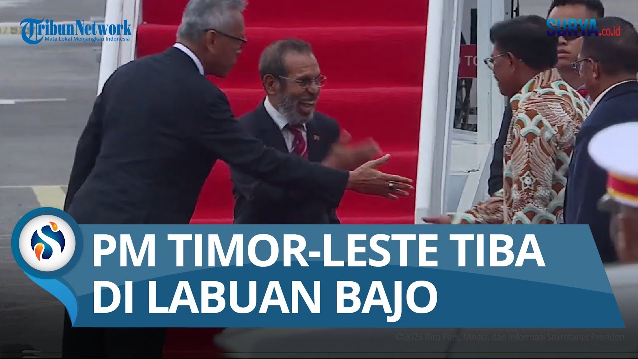 Perdana Menteri Timor Leste, Taur Matan Ruak, Tiba di lokasi KTT ke-42 ...
