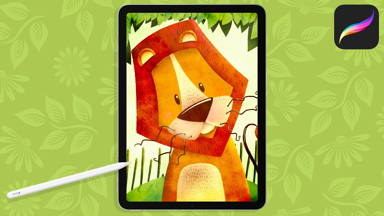 Children's Book Illustration Style With Procreate & iPad: Let's Draw a ...