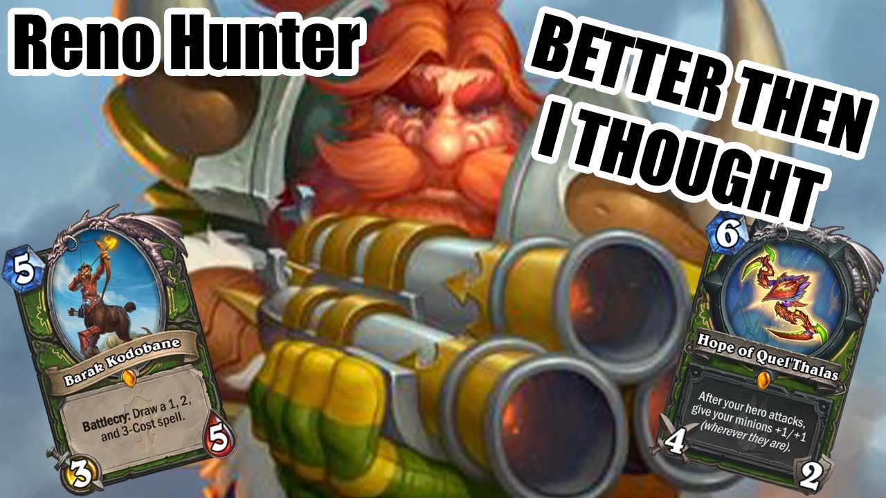 Why is this deck SO GOOD | Reno Hunter | Festival of Legends | Wild ...