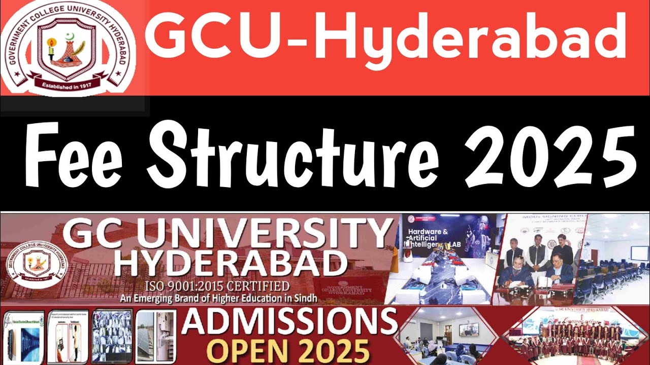 GCUH Fee Structure 2025 | GCU Hyderabad Fee Structure | GCU Hyderabad ...