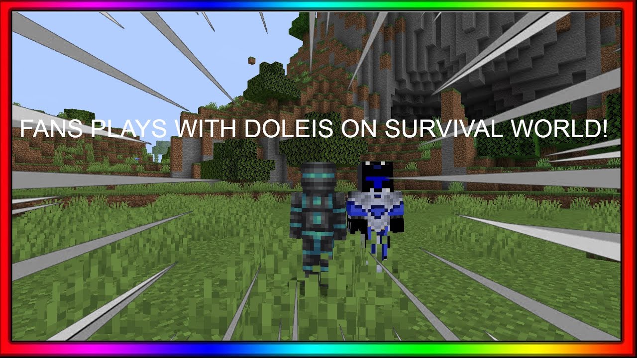 PLAYING DOLEIS AND FANS MINECRAFT WORLD *1.16.5* I PLAYING WITH VEIWERS ...