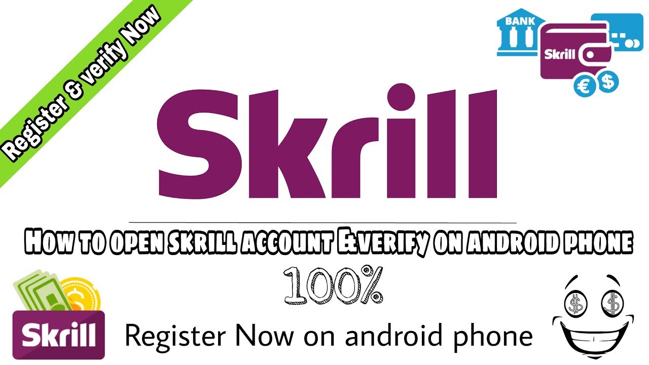 How to open verified skrill account on android phone 2017 - YouTube