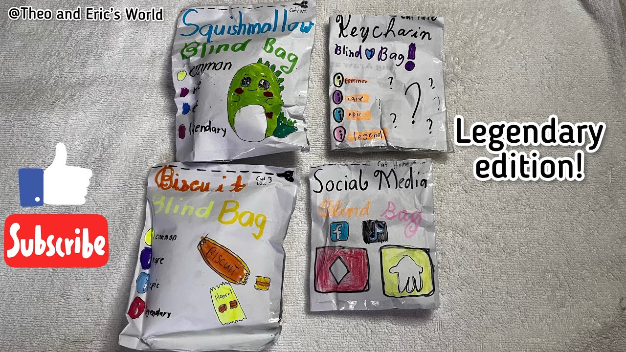 Relaxing Asmr Blind Bags Unboxing but LEGENDARY Edition! || Asmr and ...