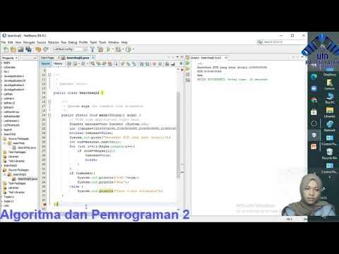 #JAVA IMPLEMENTASI SEQUENTIAL SEARCH || Membuat nama dan nim - YouTube